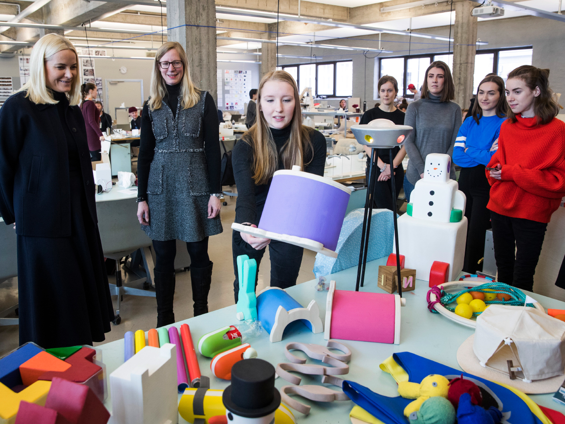 Design og arkitektur på timeplanen - Det norske kongehusets barnesider